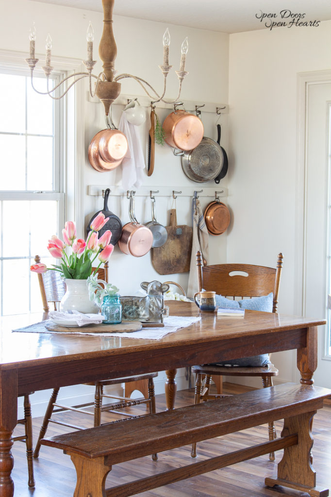 Simple & Beautiful Spring Decor Ideas | Spring Home Tour - Open Doors ...