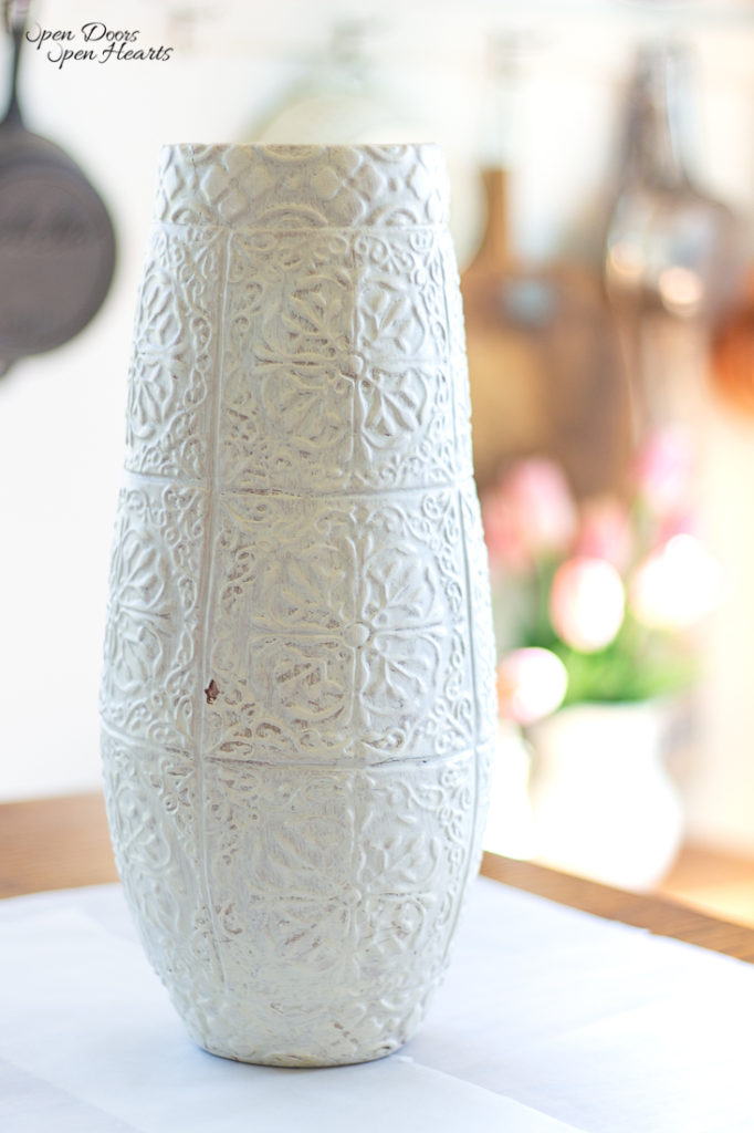 Aged Stone Vase | A Stunning and Easy DIY - Open Doors Open Hearts