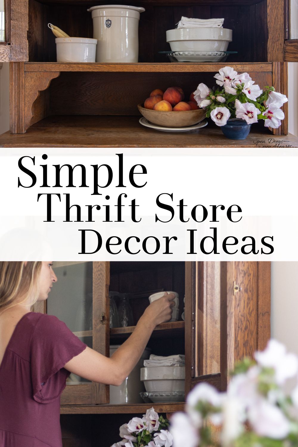 7 Simple Ways To Decorate With Thrift Store Decor Open Doors Open Hearts
