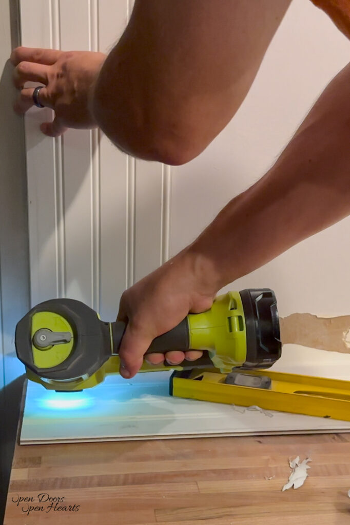How to Install Beadboard Backsplash in the Kitchen | Cottage Charm ...