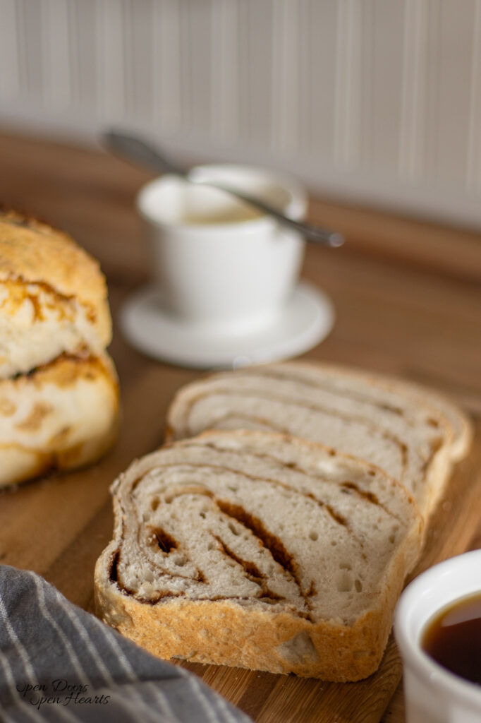 How to Make Easy Cinnamon Swirl Sourdough Bread with Brown Sugar - Open ...
