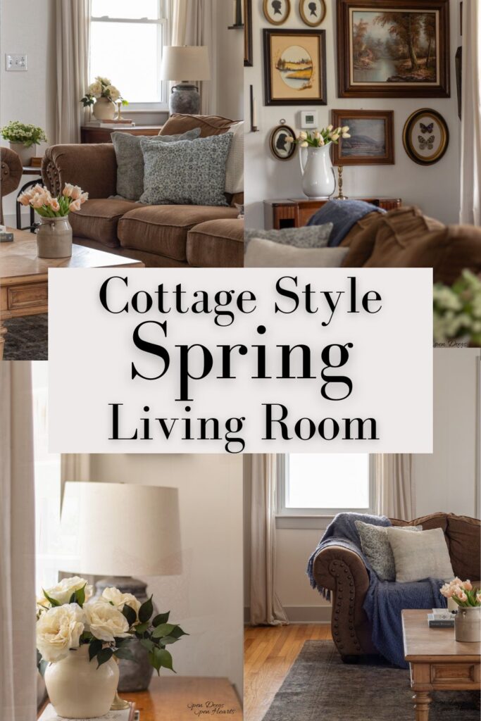 Easy Ways to Transition Winter to Spring Decor | Living Room - Open ...